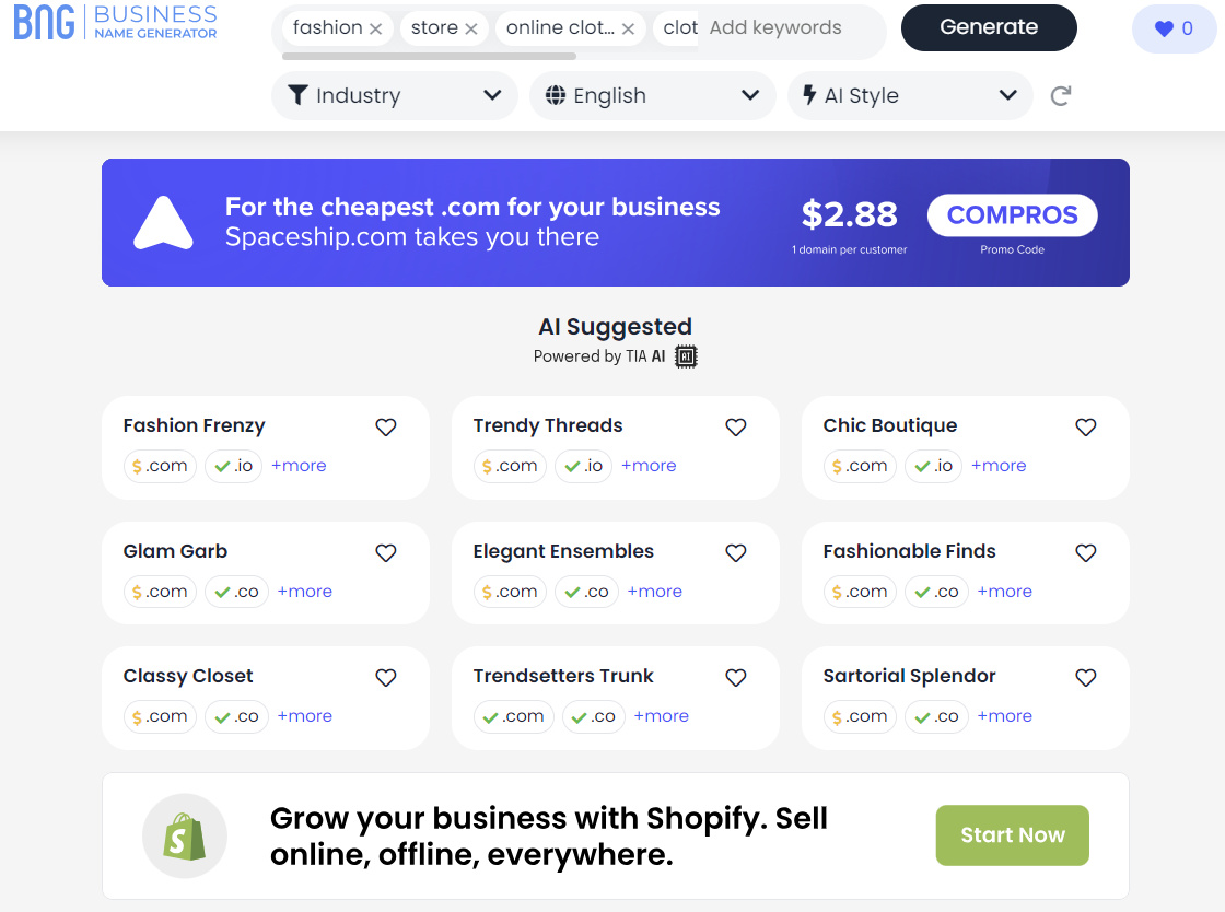 Domain Name Generator 2023