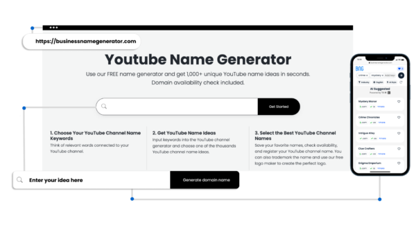 FREE YouTube Name Generator - YouTube Names You Need