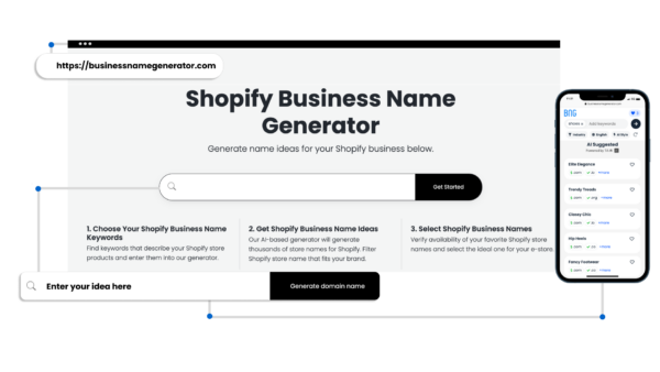 FREE Shopify Business Name Generator: Store Names You Need