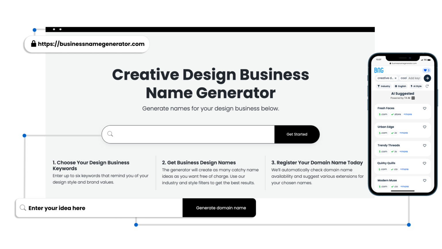 Design Business Name Generator & Logo Picker (2024)