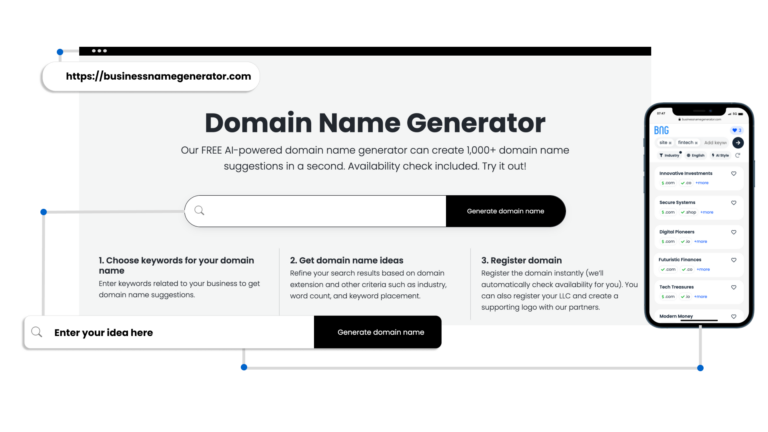 FREE Domain Name Generator - Domain Name Ideas