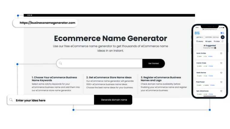 FREE eCommerce Name Generator: eCommerce Names You Need