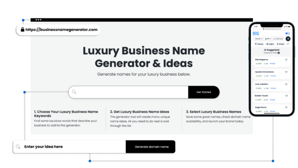 FREE Luxury Brand Name Generator - Luxury Names You Need