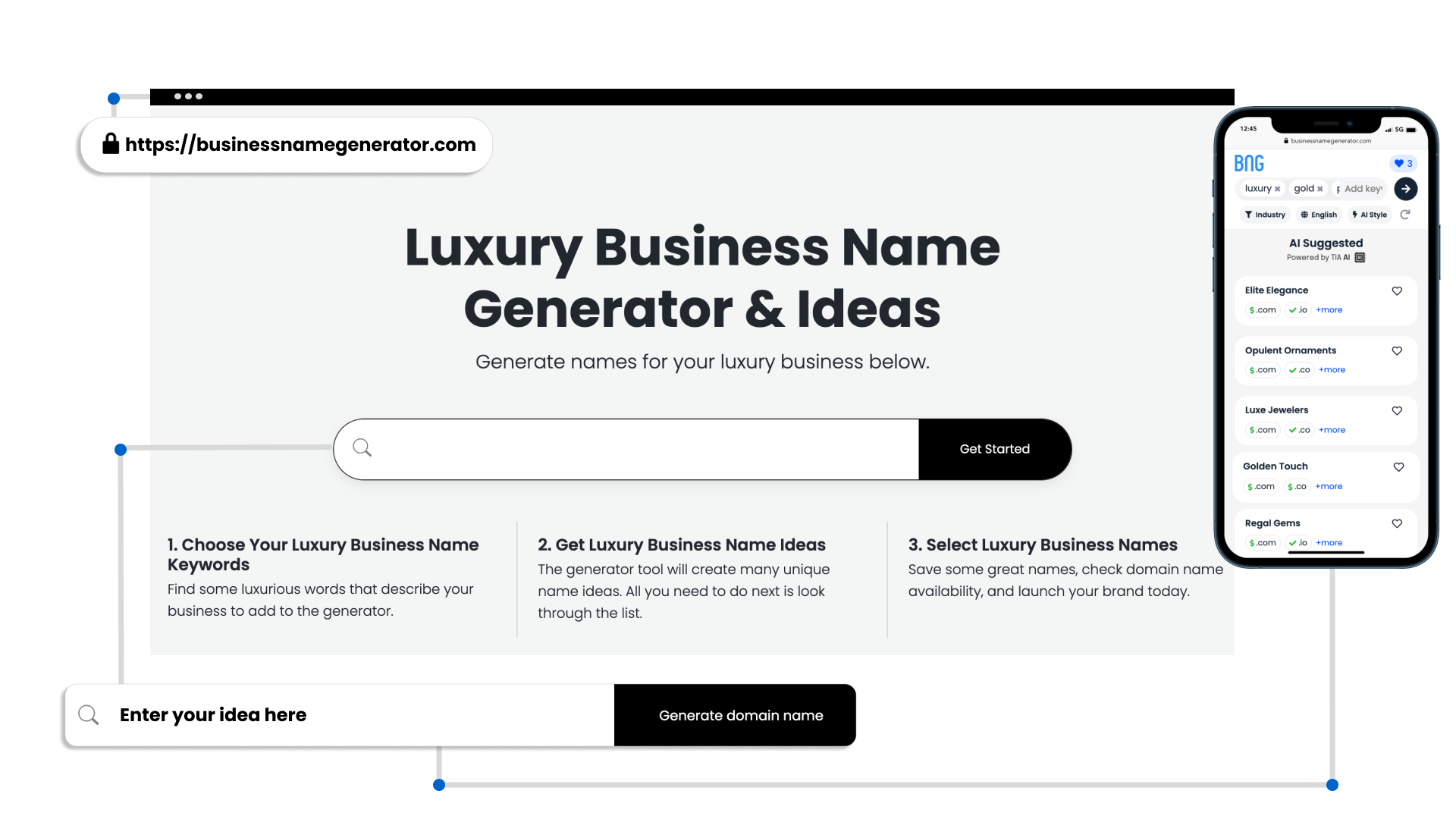 FREE Luxury Brand Name Generator - Luxury Names You Need