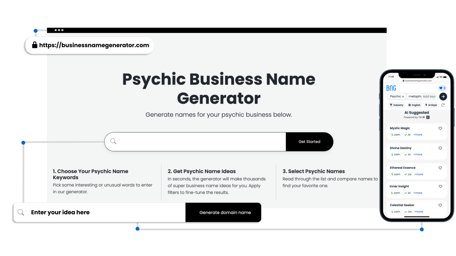 Psychic Business Name Generator (2024)