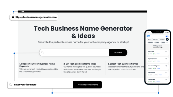 FREE Tech Company Name Generator - Tech Names You Need
