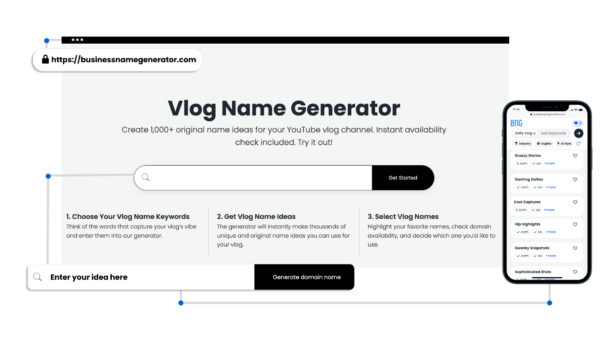 Free Vlog Name Generator (2024): Vlog Names