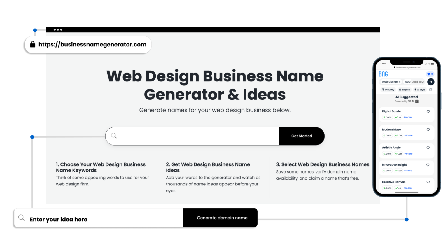 FREE Web Design Name Generator - Web Design Names You Need