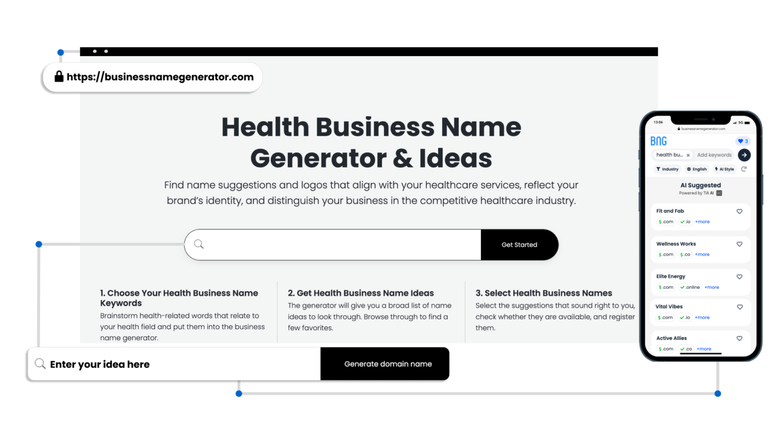 Healthcare Business Name Generator (2023)
