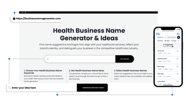 Healthcare Business Name Generator (2024)