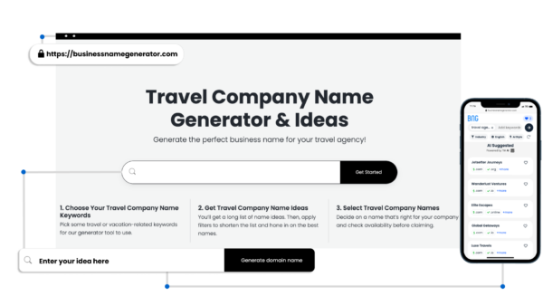 FREE Travel Company Name Generator