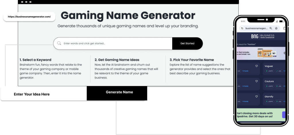 FREE Gaming Name Generator: Game Name Ideas (2024)